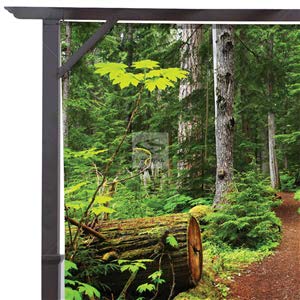 Printed Gazebo, Patio & Garage Door Backdrop Screens