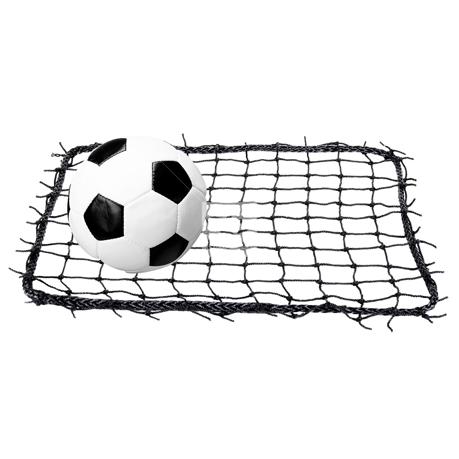 Black Soccer 1.75" Field Netting | FenceScreen