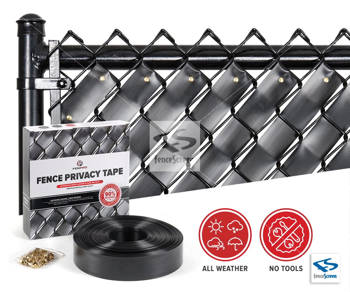Fence Privacy Tape for Chain-Link Fences by Fenpro