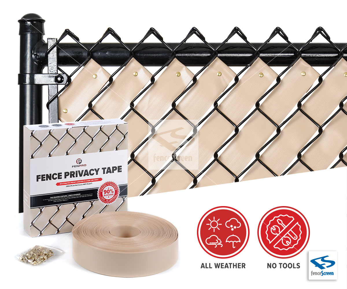 Fence Privacy Tape for Chain-Link Fences by Fenpro