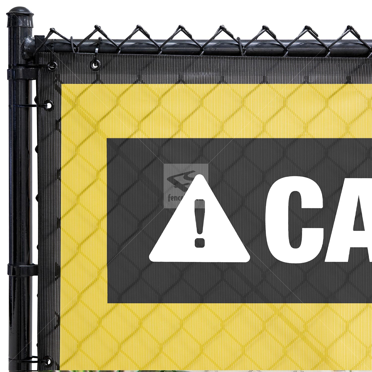 Modern Design Construction Safety Gate Covers on Fence Screen