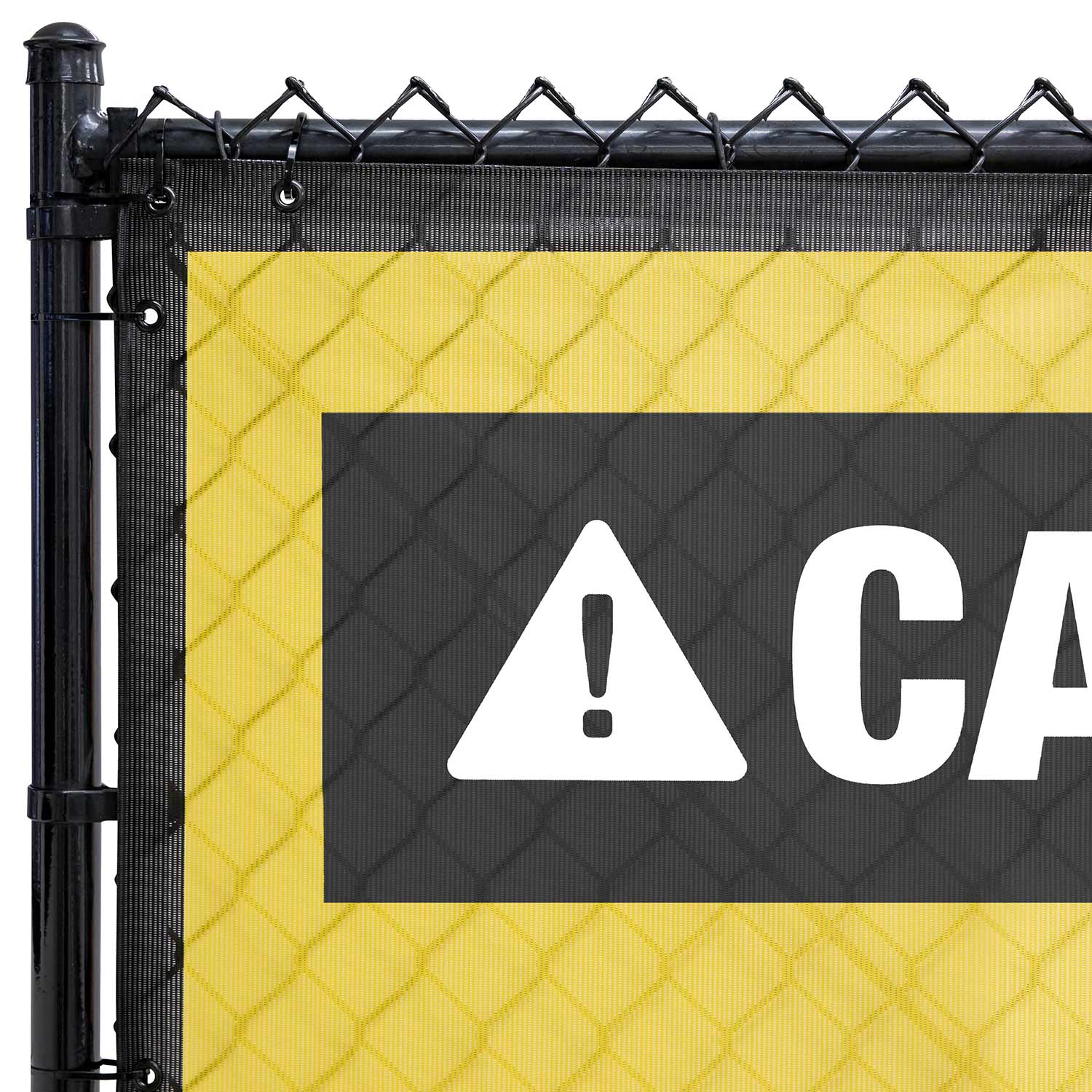 Modern Design Construction Safety Gate Covers on Fence Screen