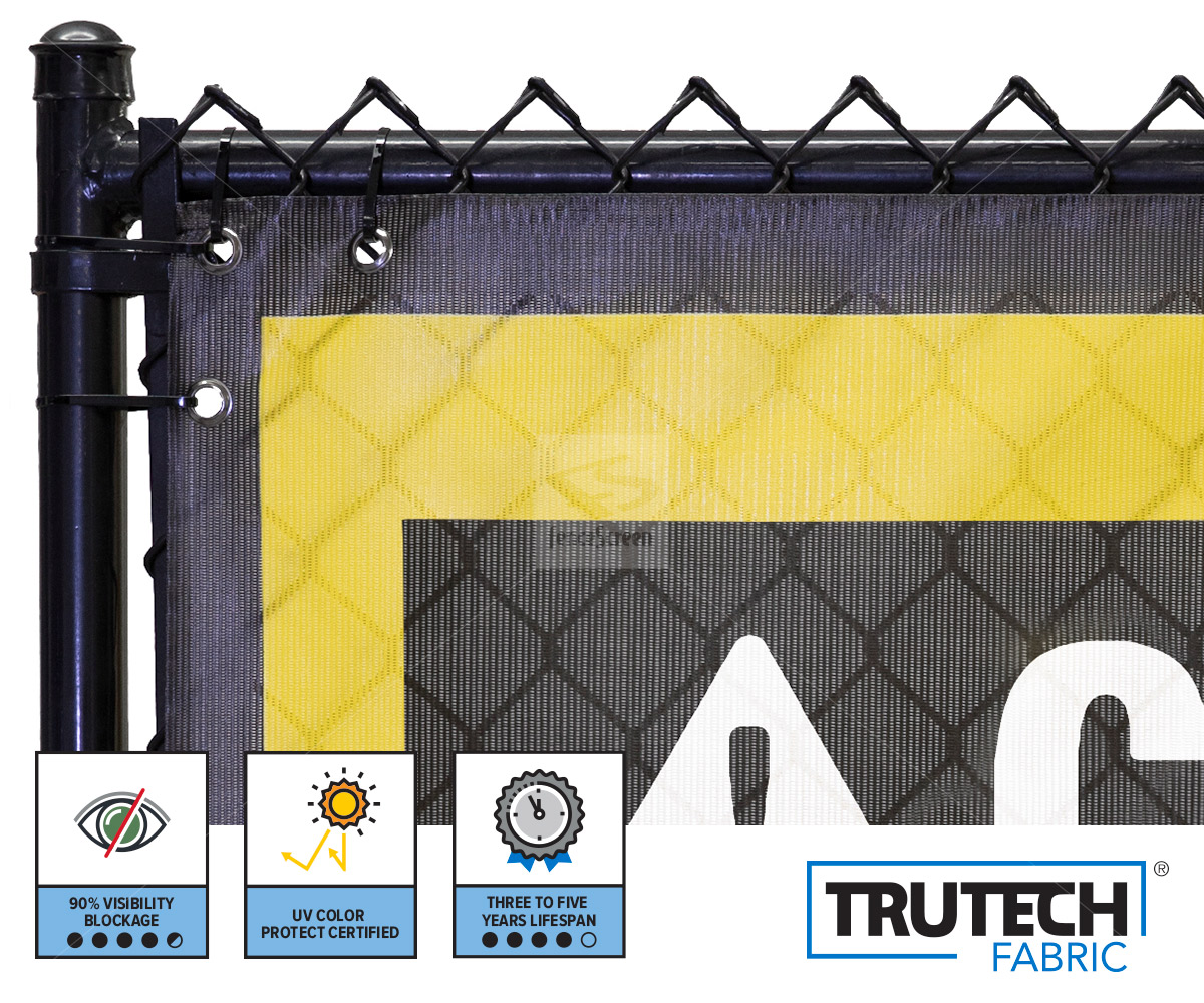 Modern Design Construction Safety Gate Covers on Fence Screen