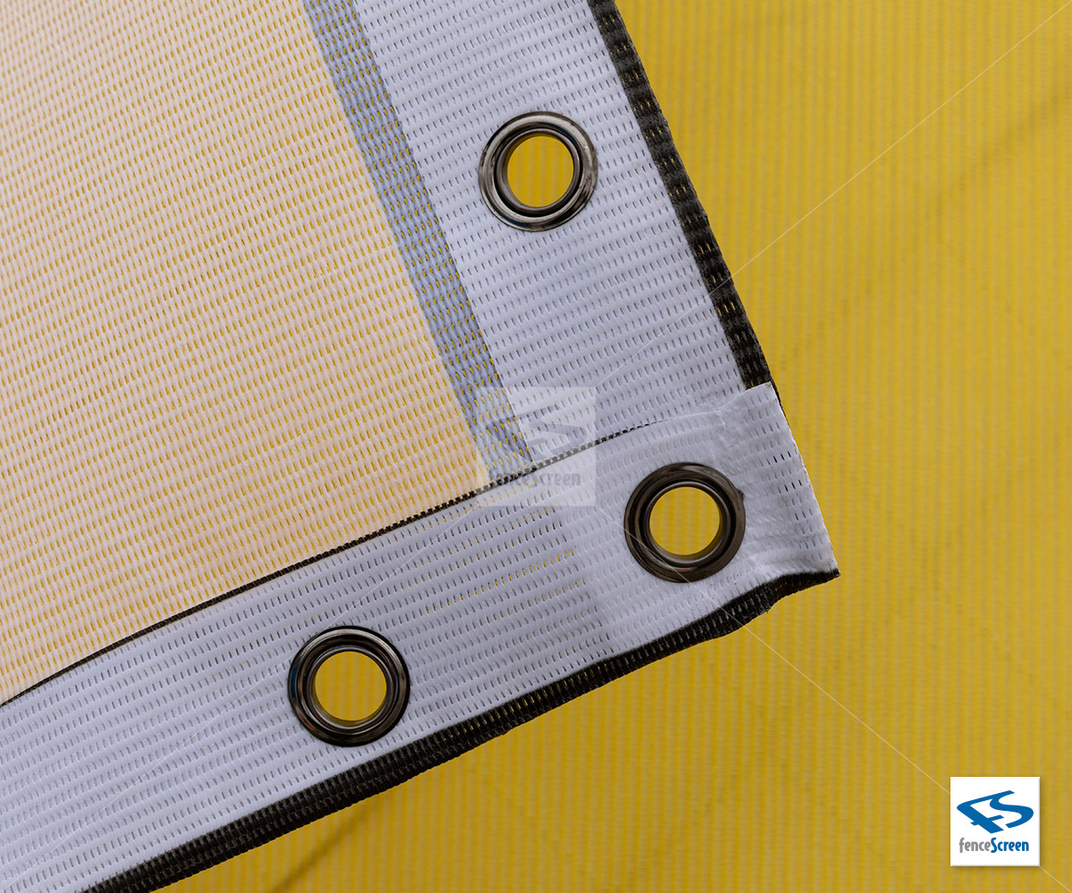 Modern Design Construction Safety Gate Covers on Fence Screen