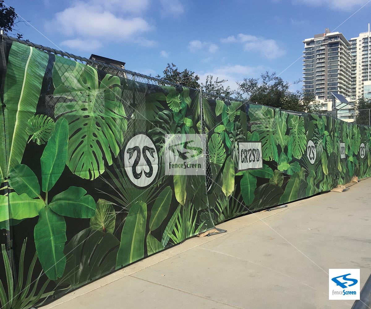 PVC Mesh Fence Wraps | Full Color Custom Printed On MAXFlex Mesh®