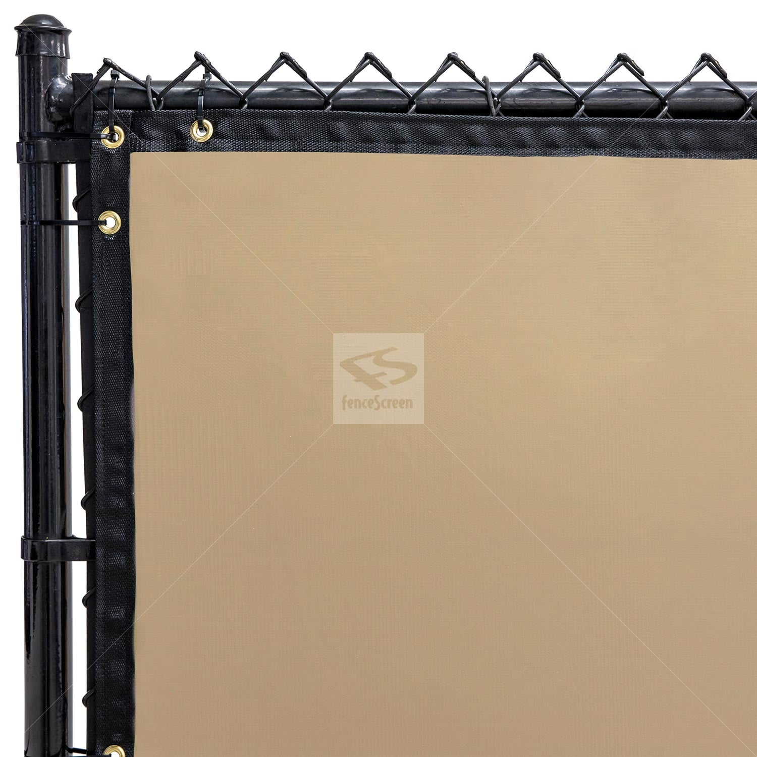 Swimming Pool Solid Vinyl Privacy Screen - Free Shipping