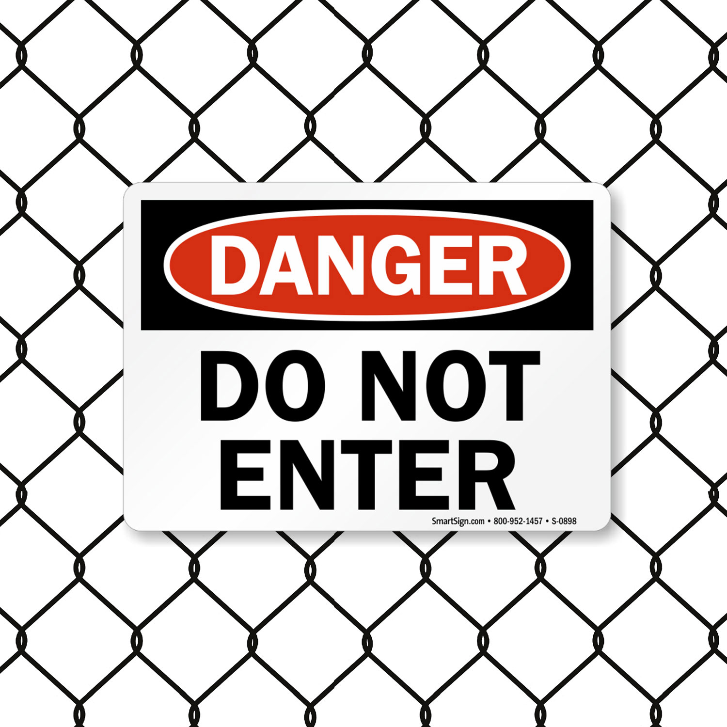 Do Not Enter OSHA Danger Sign | Security Signs