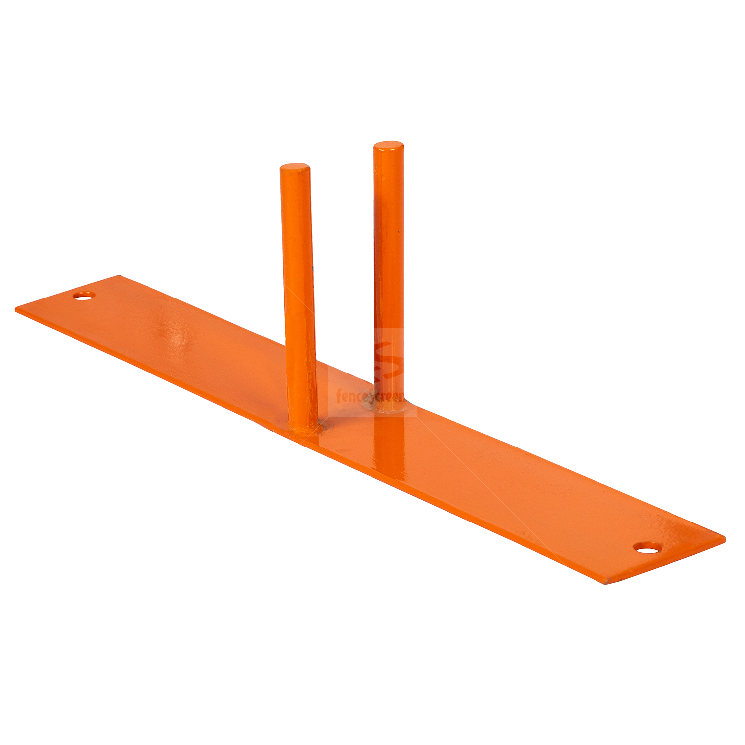 Orange Powder Coated Round Tubed Galvanized steel base stands for ...