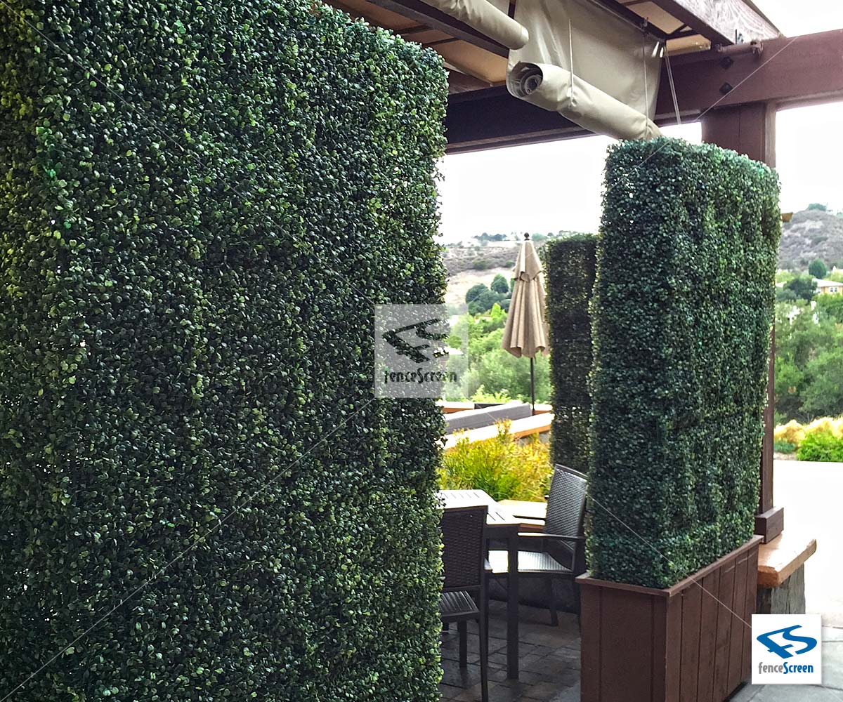 Artificial Boxwood Mat | Faux Boxwood Hedge Panels