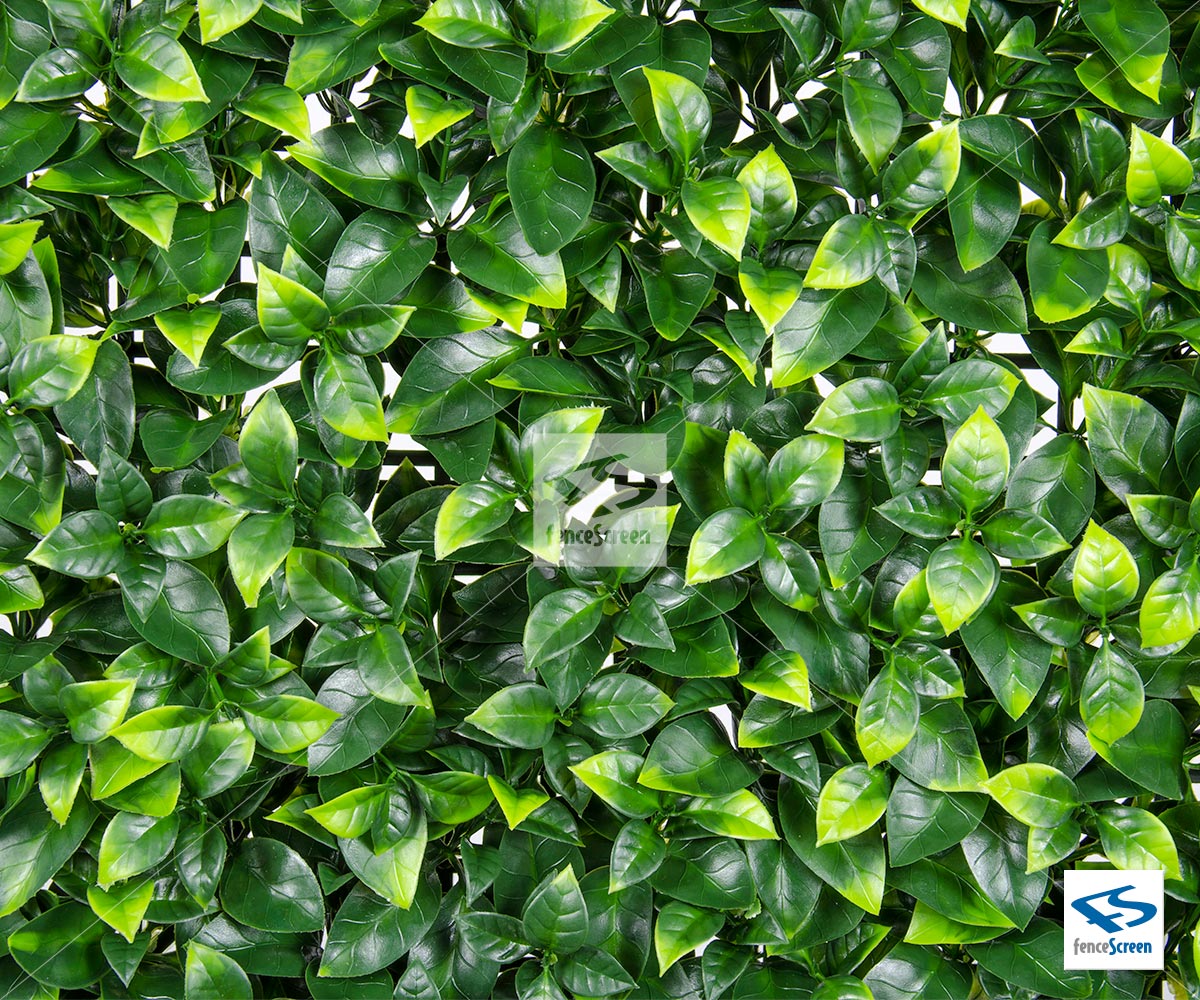 Artificial Green Ligustrum Ficus Leaf Mat Panels from NatraHedge®
