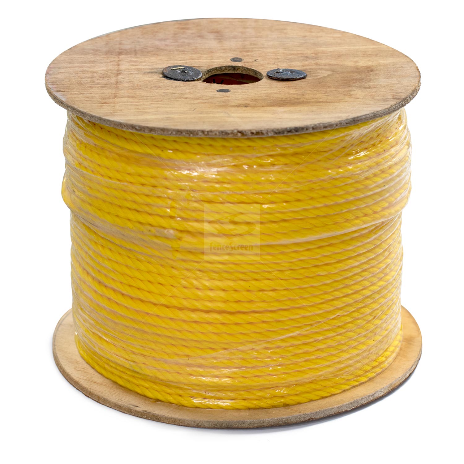 600ft Polypropylene Yellow Rope Spool | FenceScreen