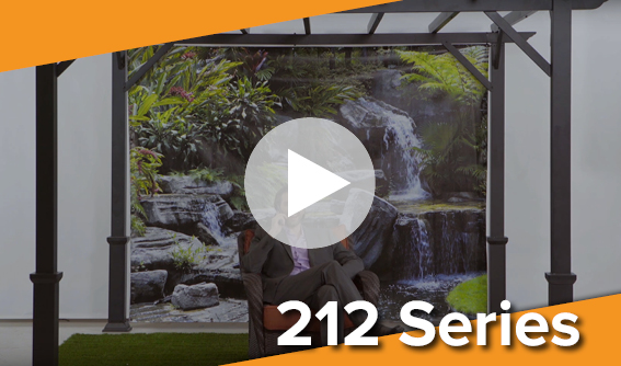 Ocean Front Patio Backdrop & Gazebo Screen