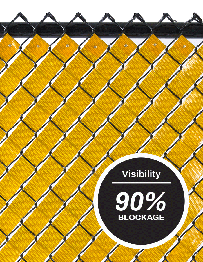 Reflective Safety Fence Tape Inserts and Fasteners